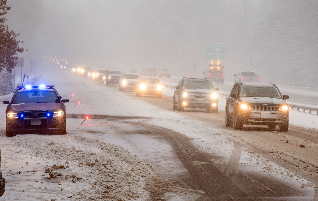 Today’s snowfall expected to leave 3-5 inches in Greater Nashua | News ...